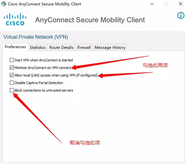 Cisco Anyconnect Windows